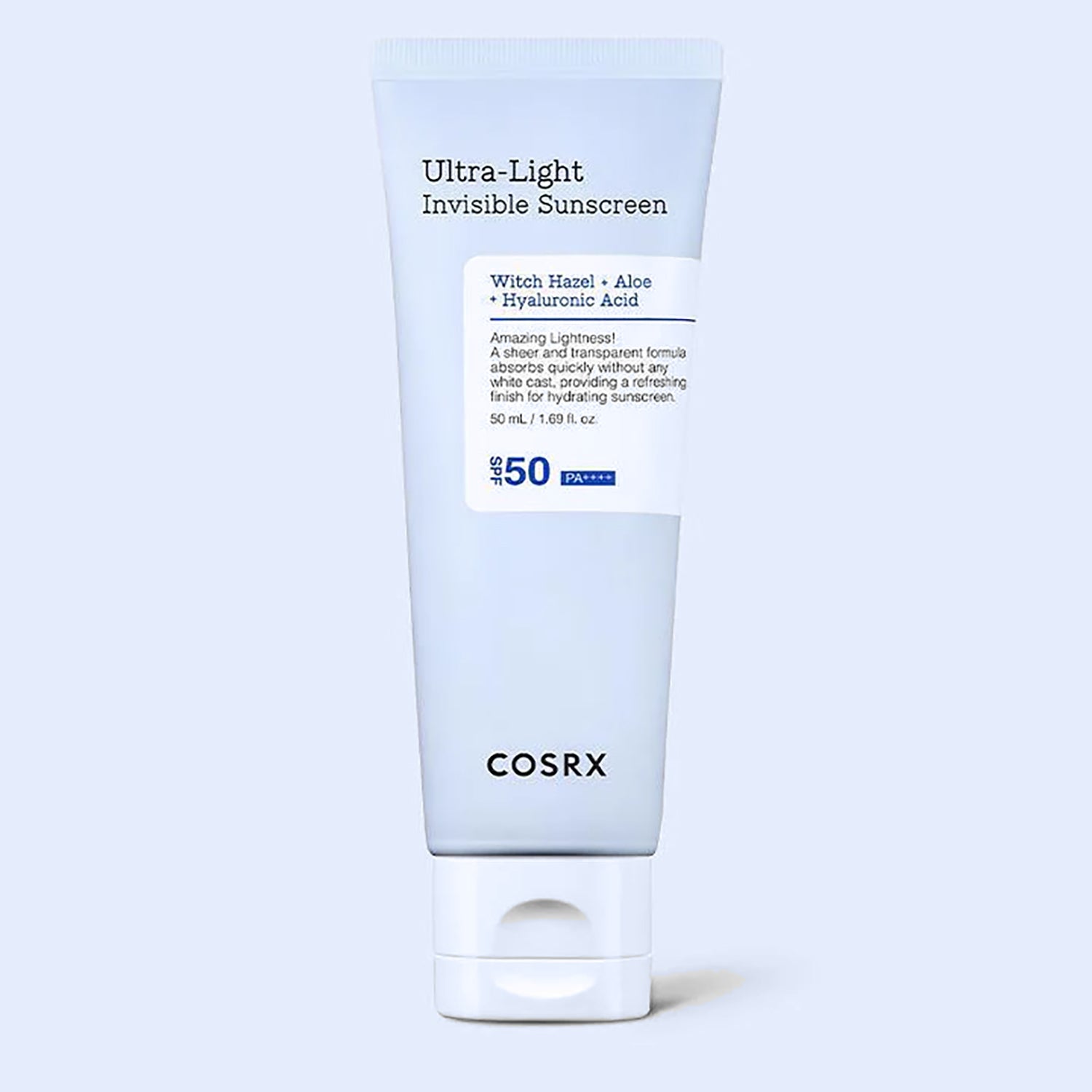 Cosrx Ultra-Light Invisible Sunscreen SPF 50+ PA++++ 50ml – KorRadiance